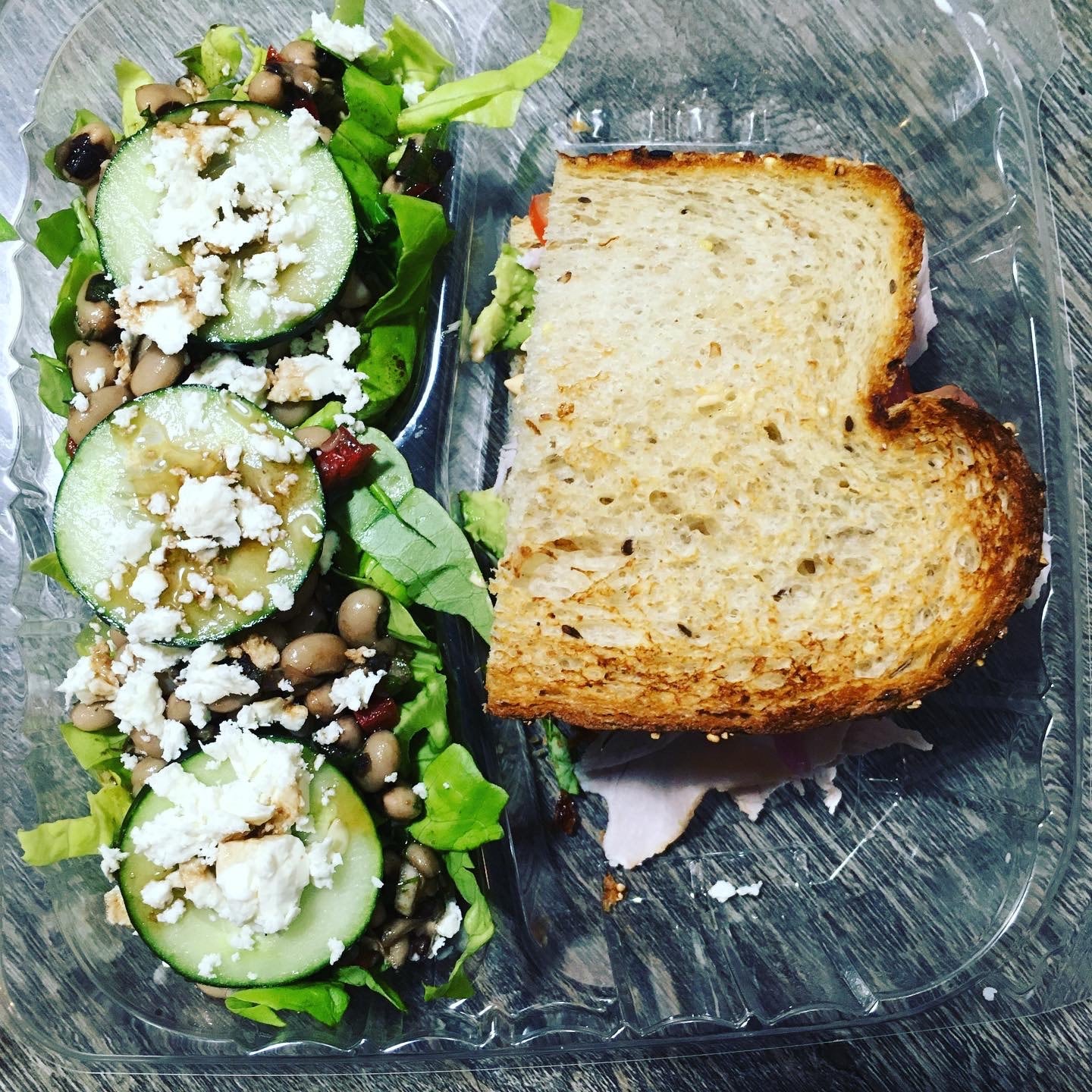 1/2 Sandwich & 1/2 Salad | GRAZERY